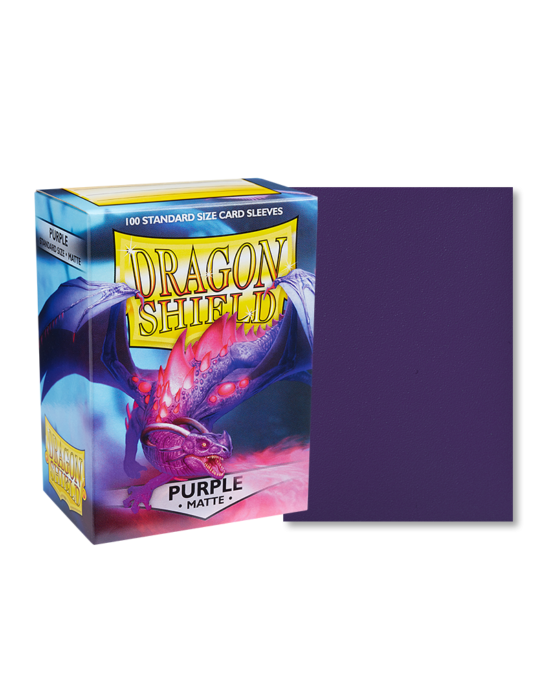 Dragon Shield: Purple - Matte Sleeves - Standard Size (100)