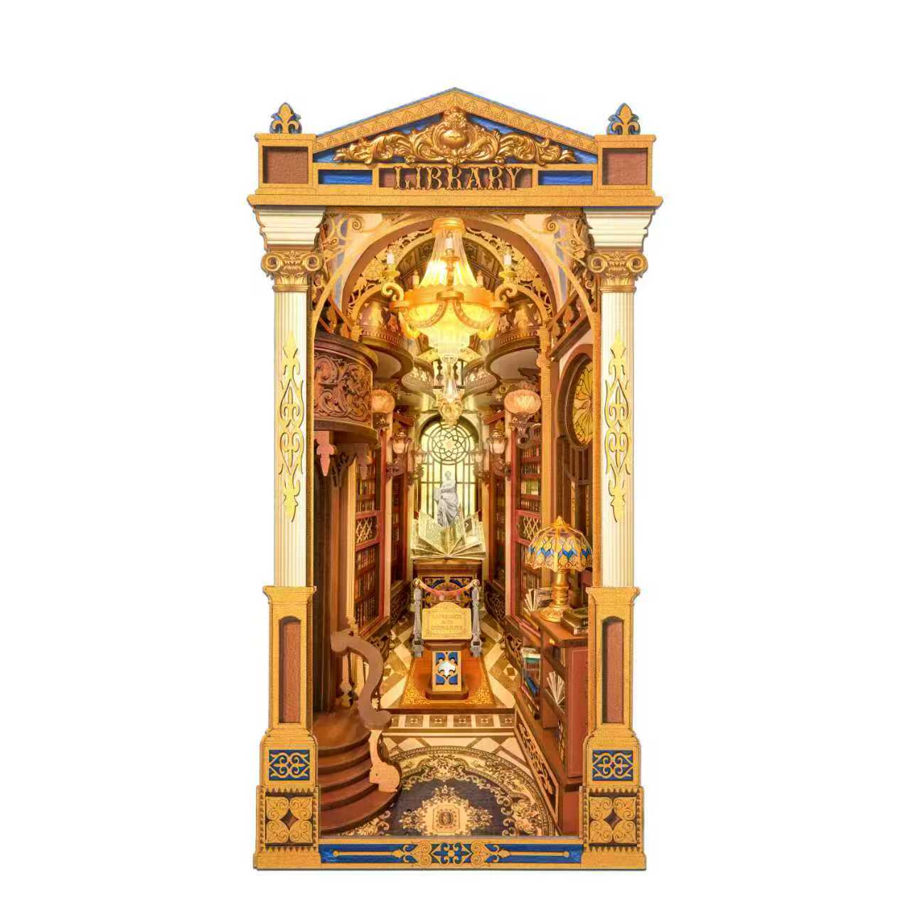 Robotime Rolife Library of Wonders DIY Book Nook Shelf Insert TGB16