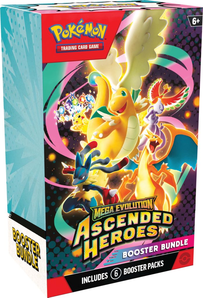 Pokemon TCG: Mega Evolution - Ascended Heroes Booster Bundle (Limit 4