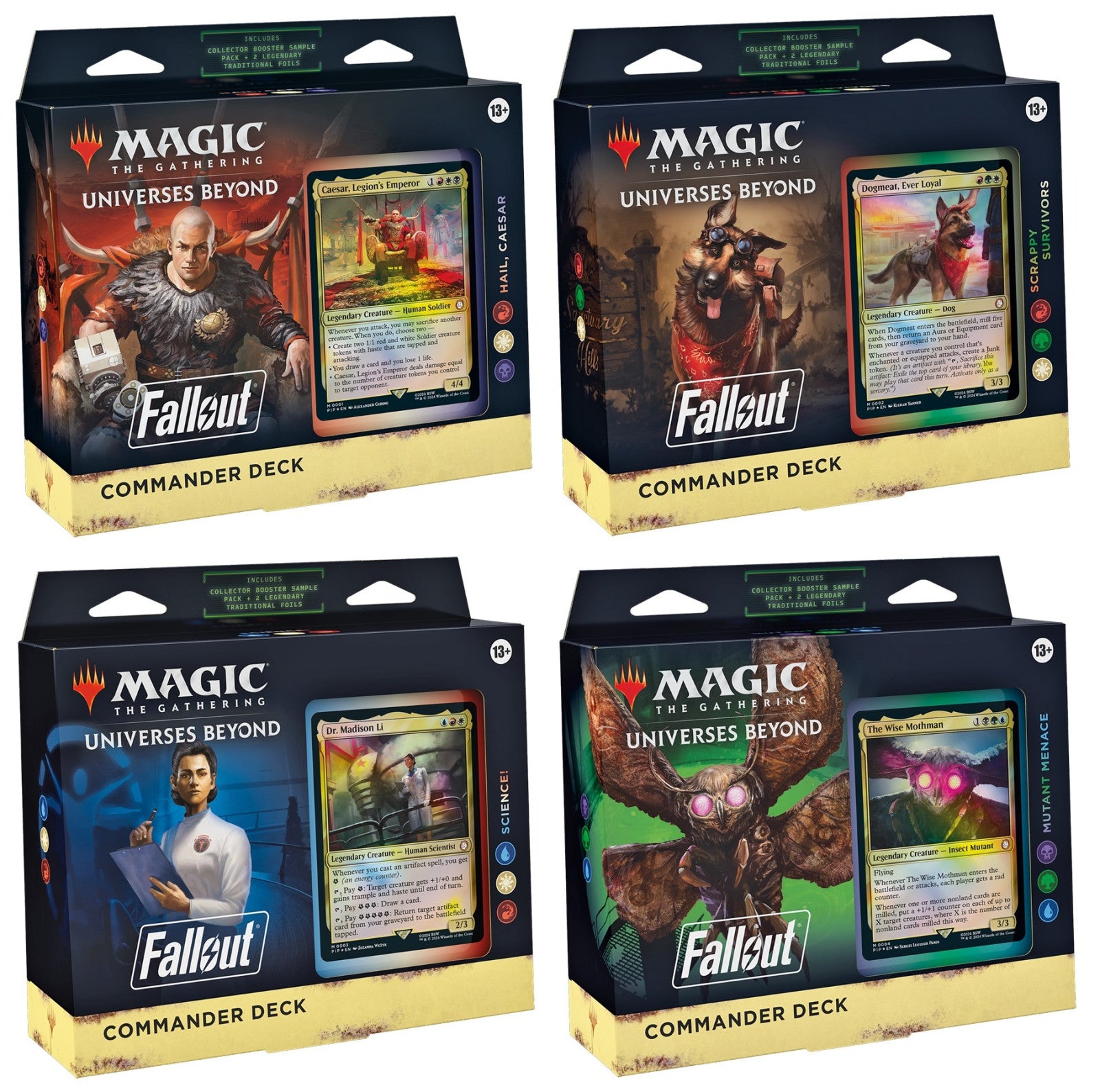 Magic the Gathering Fallout Commander Decks